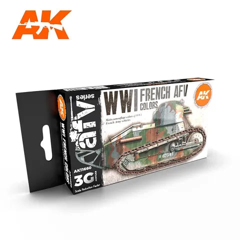 AK Interactive Acrylic WWI FRENCH COLOURS 3G – Outback Hobbies