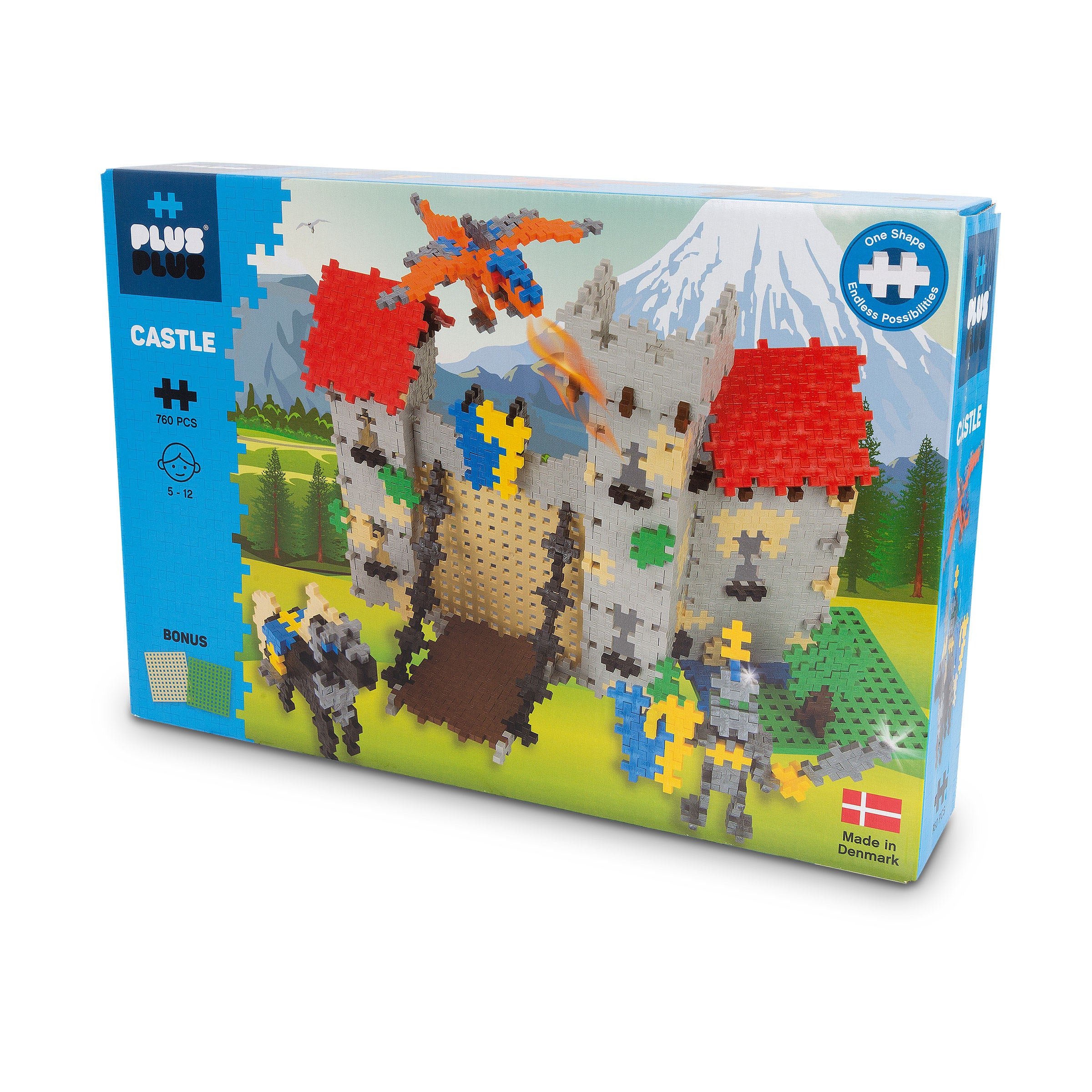 PLUS-PLUS - BASIC CASTLE - 760 PCS – Outback Hobbies