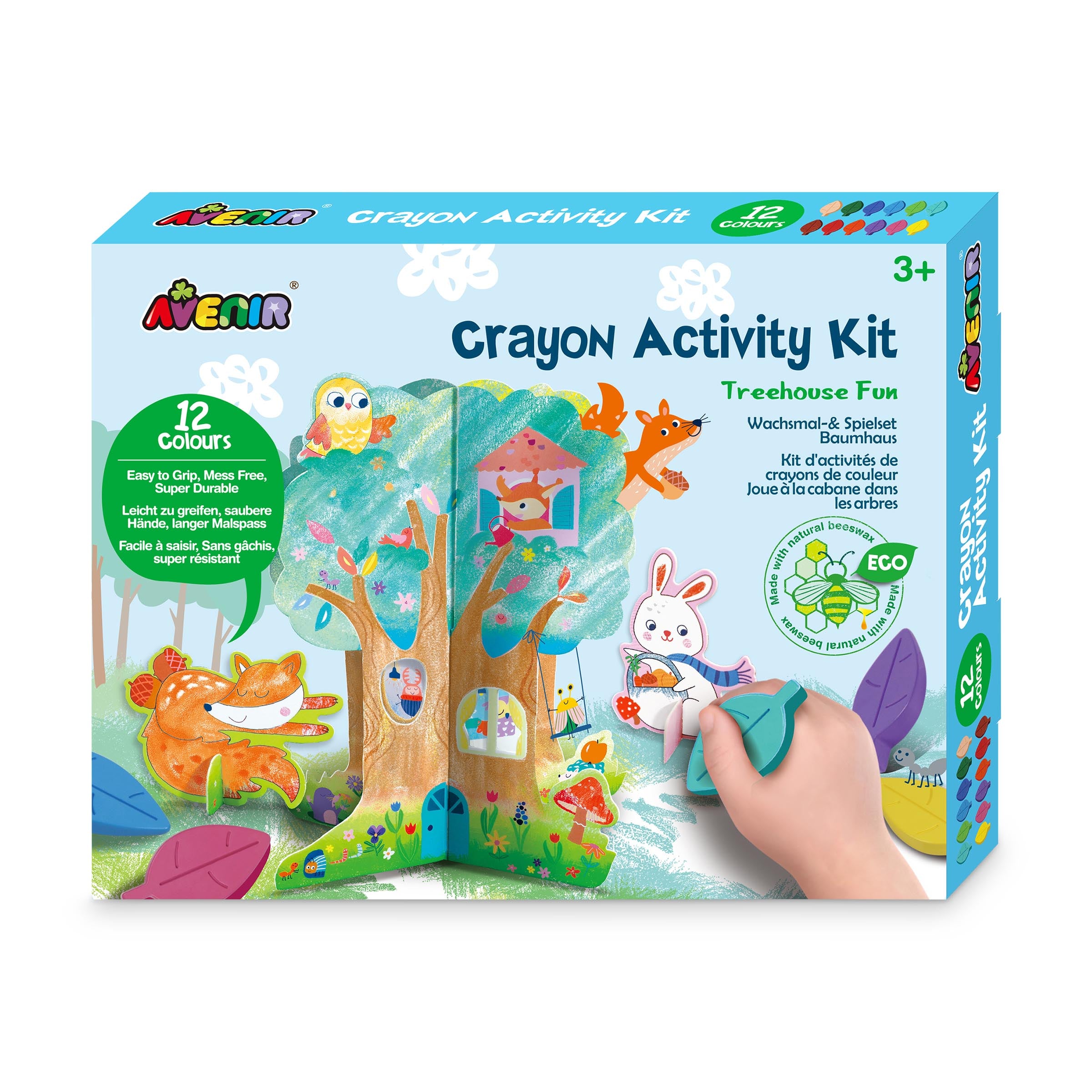 AVENIR - CRAYON ACTIVITY KIT - TREEHOUSE FUN – Outback Hobbies