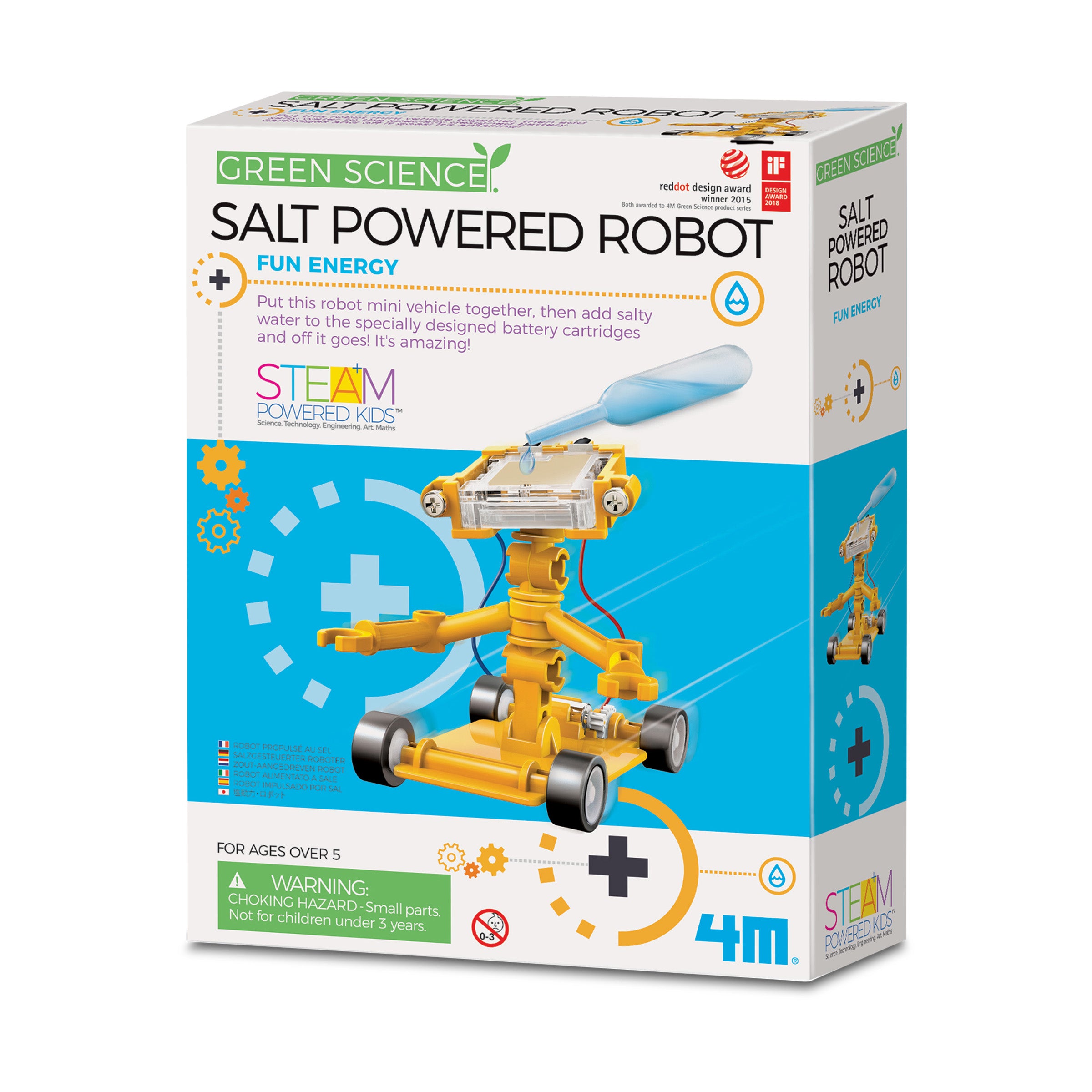 4M - GREEN SCIENCE - SALT POWERED ROBOT – Outback Hobbies