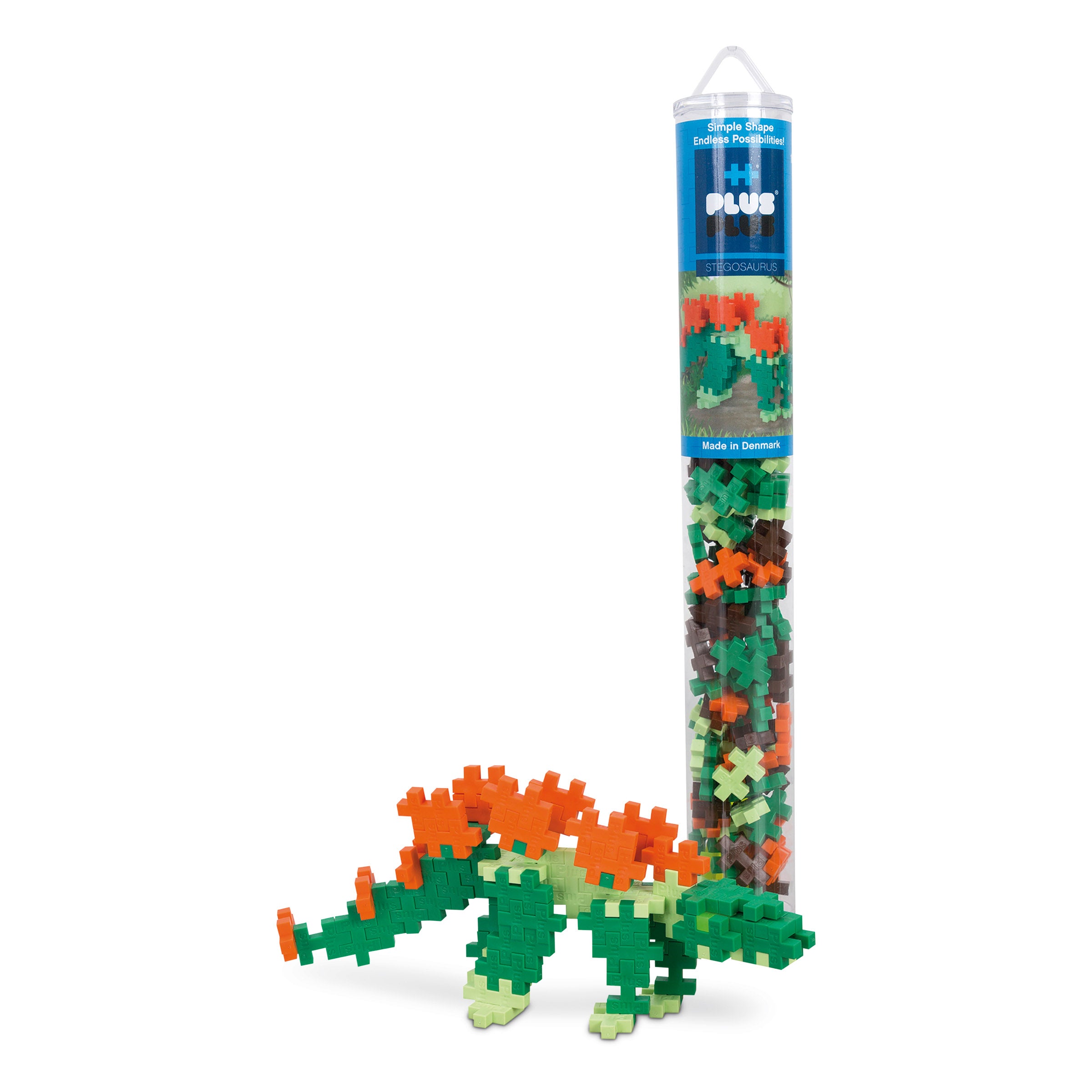 PLUS-PLUS - STEGOSAURUS - 100 PCS TUBE – Outback Hobbies