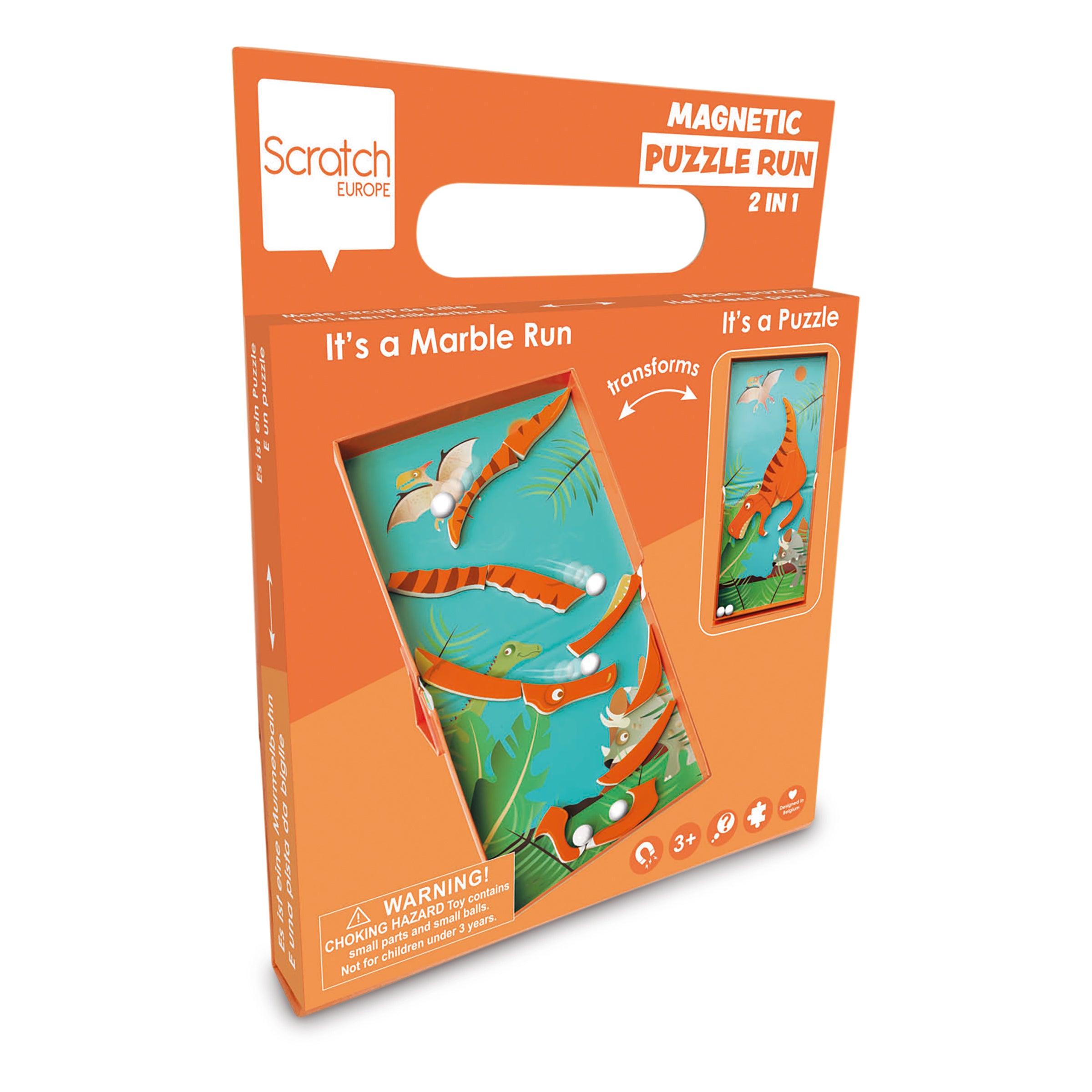 SCRATCH EUROPE - MAGNETIC PUZZLE RUN - DINO – Outback Hobbies