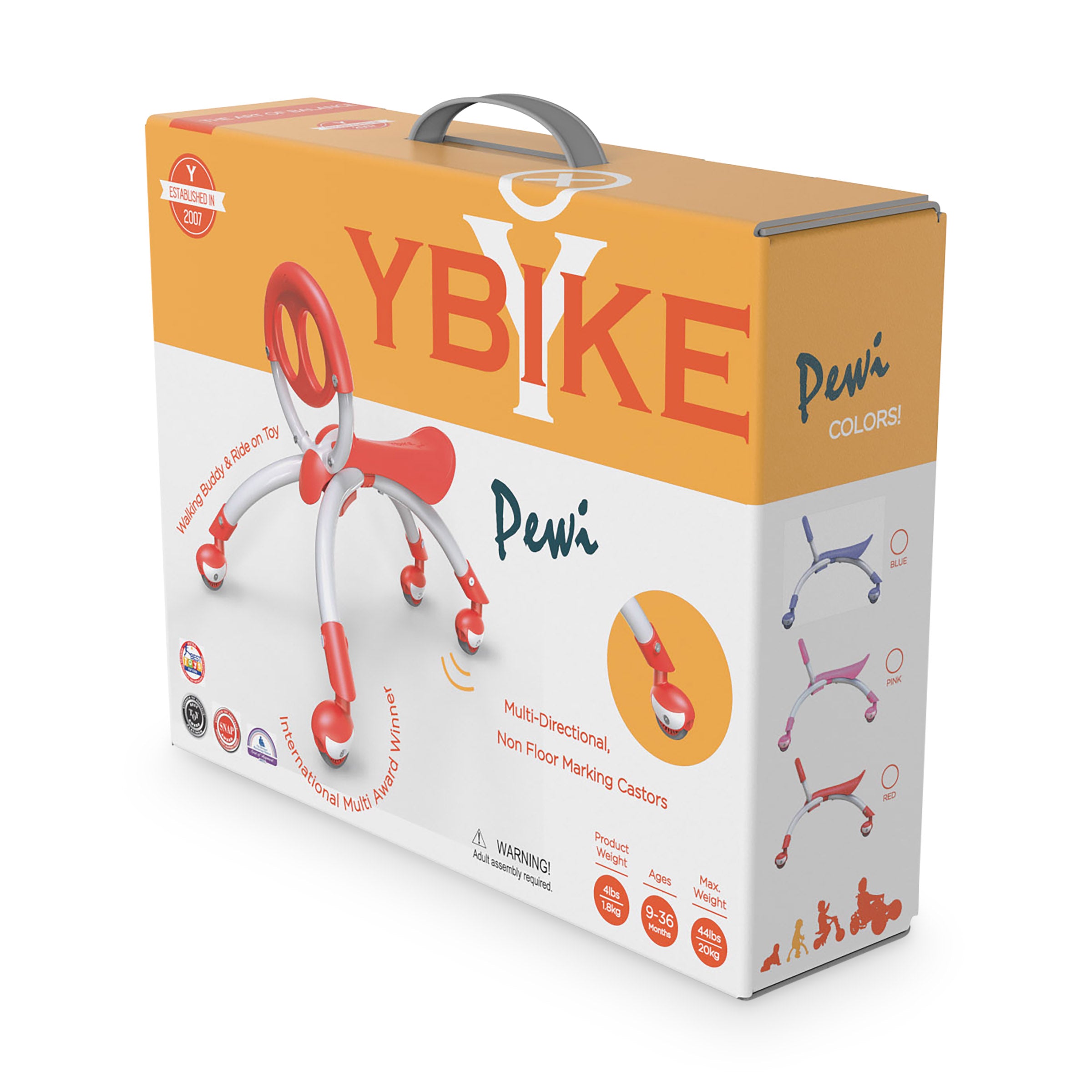 YBIKE - PEWI - RIDE ON/WALKER - PINK – Outback Hobbies