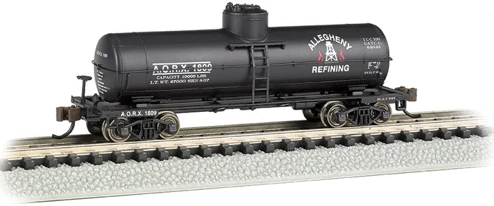 BACHMANN ALLEGHENY REFINING ACF AORX 36FT 10K GAL 1-DOME TANK CAR N SC ...