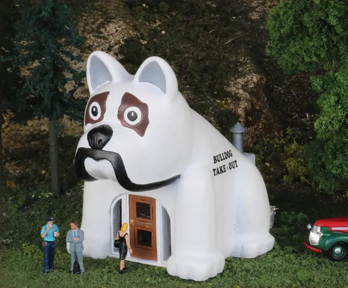 BACHMANN BULLDOG TAKE-OUT BUILDING-ROADSIDE USA. HO SCALE – Outback Hobbies